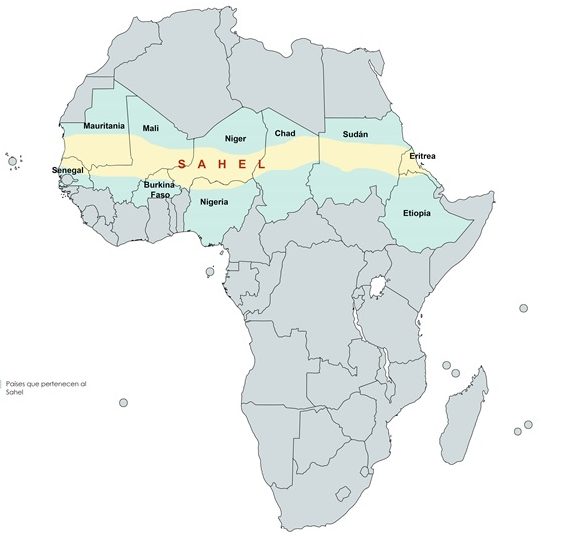Mapa-Sahel-e1538938024329 - Cáritas Castrense